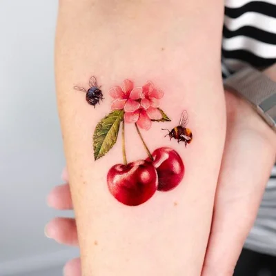 Cherry Tattoo: Meaning, Design Ideas, and Popular Styles | VeAn Tattoo